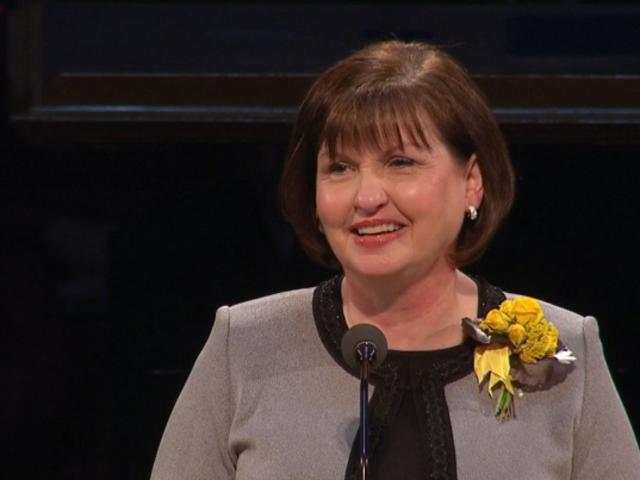 Familien og Kirkens ledere priser Frances J. Monson som en, der ...